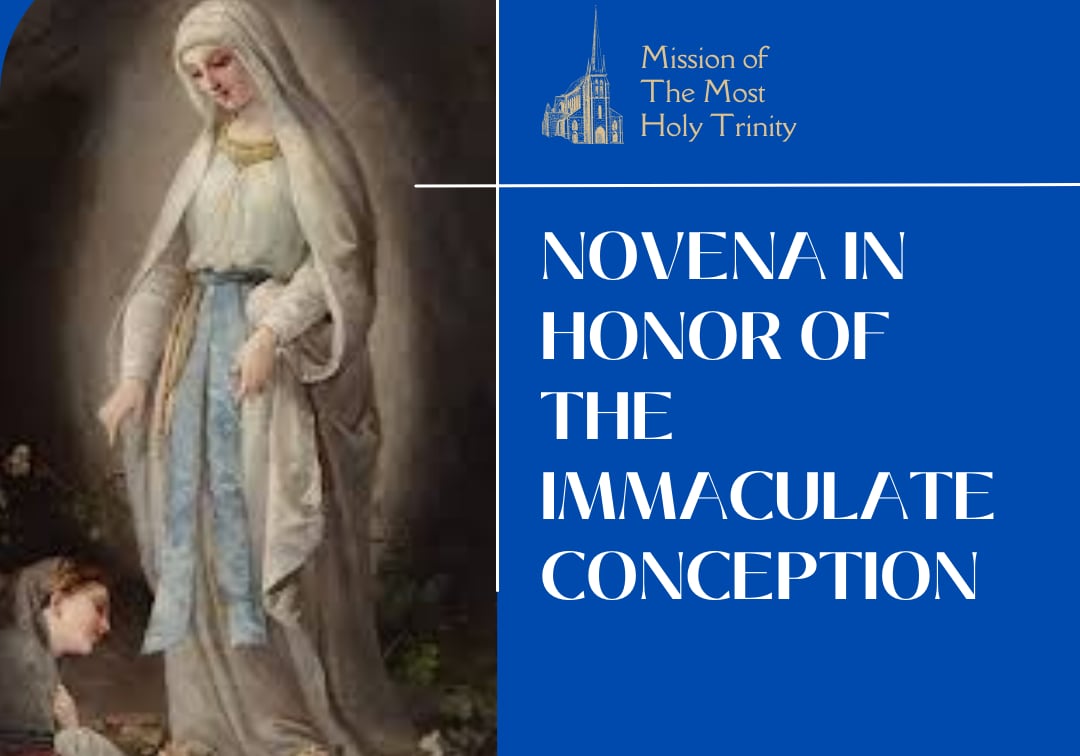 NOVENA IN HONOR OF THE IMMACULATE CONCEPTION DAY 8 | Mission of The ...
