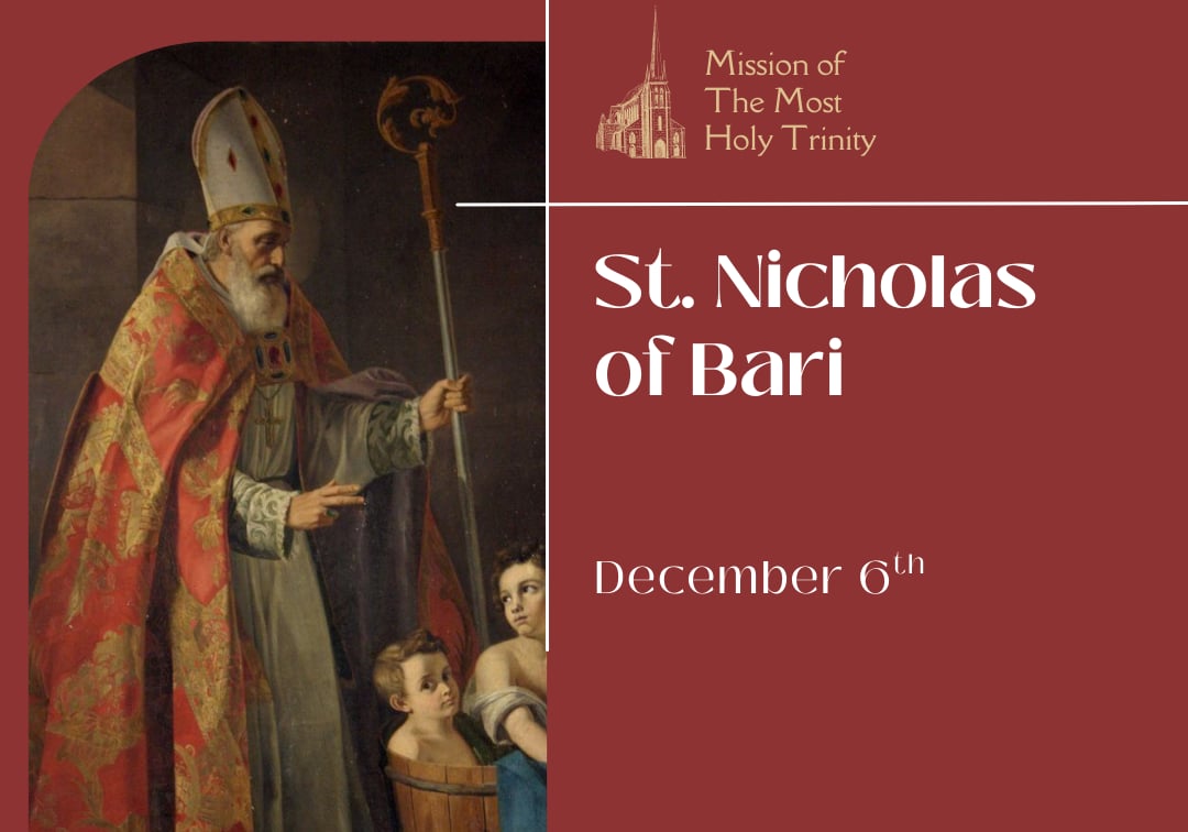 St. Nicholas of Bari, Bishop and Confessor. The True Story of Santa ...