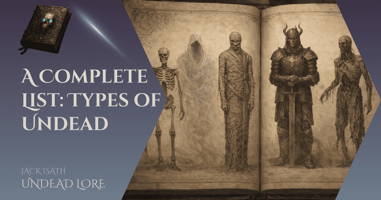 The Complete List on Types of Undead | Undead Lore