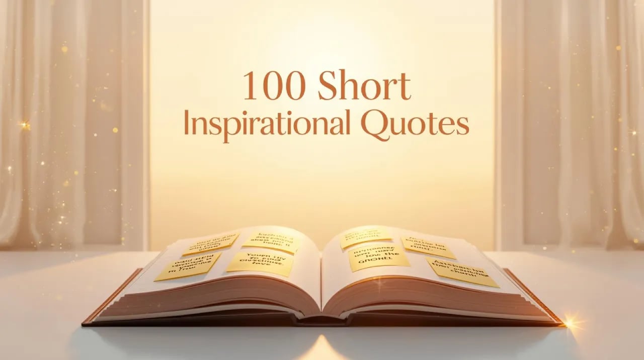 100 Short Inspirational Quotes to Start Your Day with Motivation ...