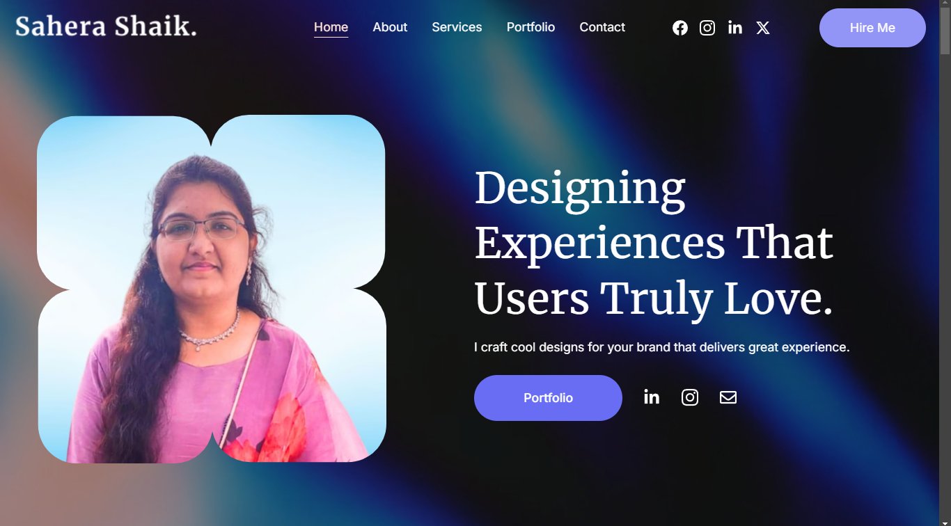 website-design | Sahera Shaik