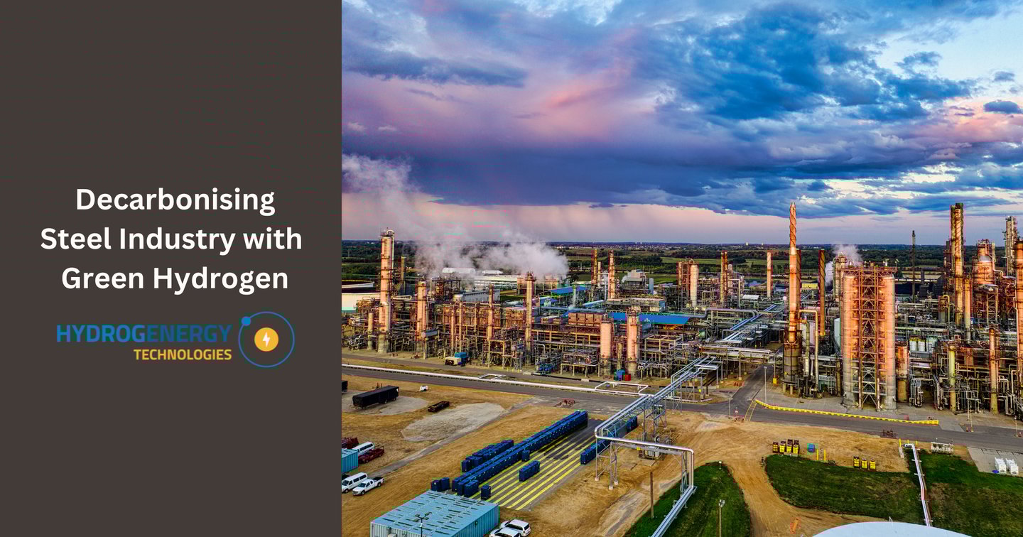 Decarbonizing Steel with Green Hydrogen | Hydrogenergy Technologies
