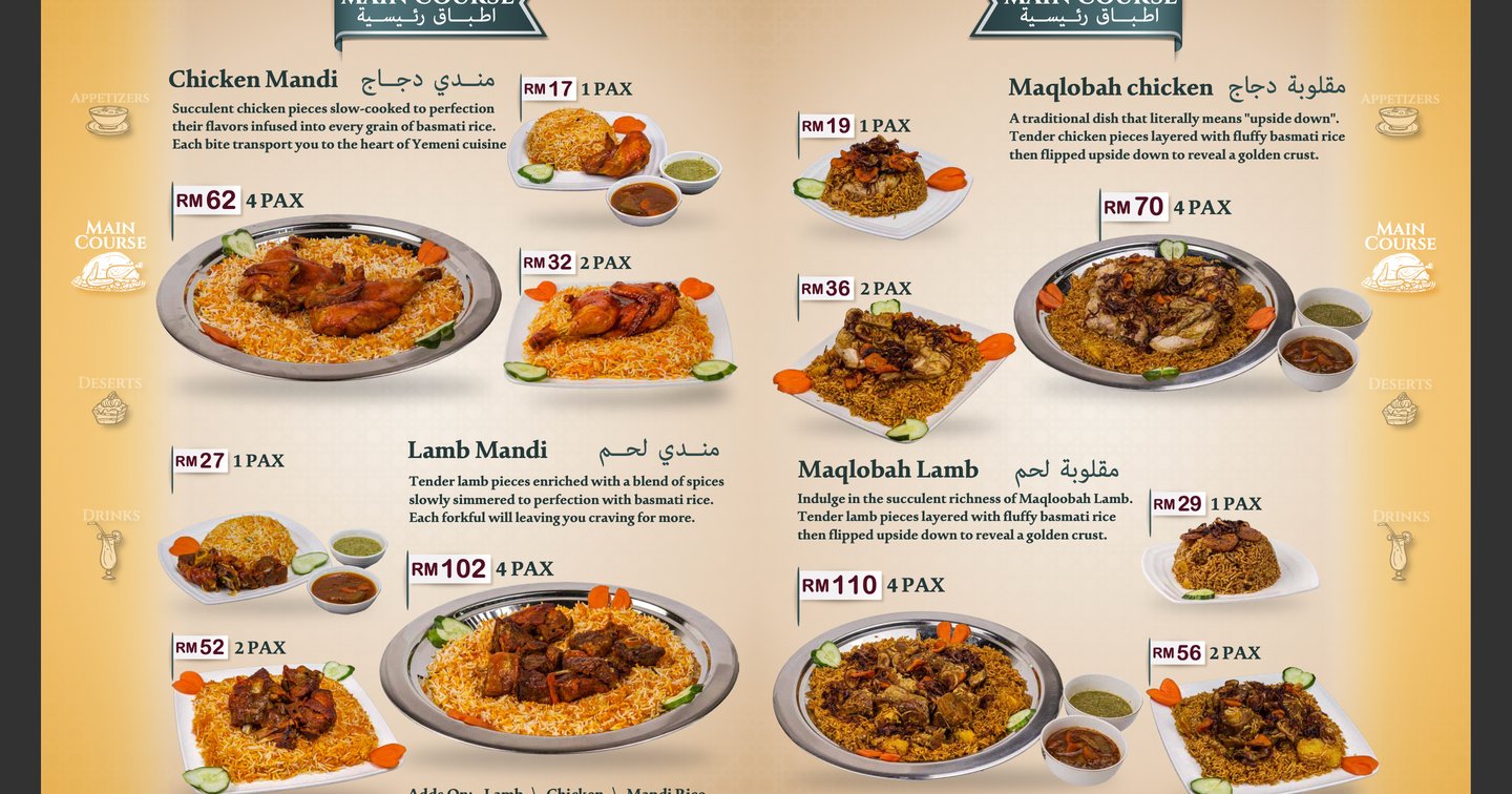Authentic Arabic Cuisine at Atayeb Restaurant in Johor Bahru | Atayeb ...