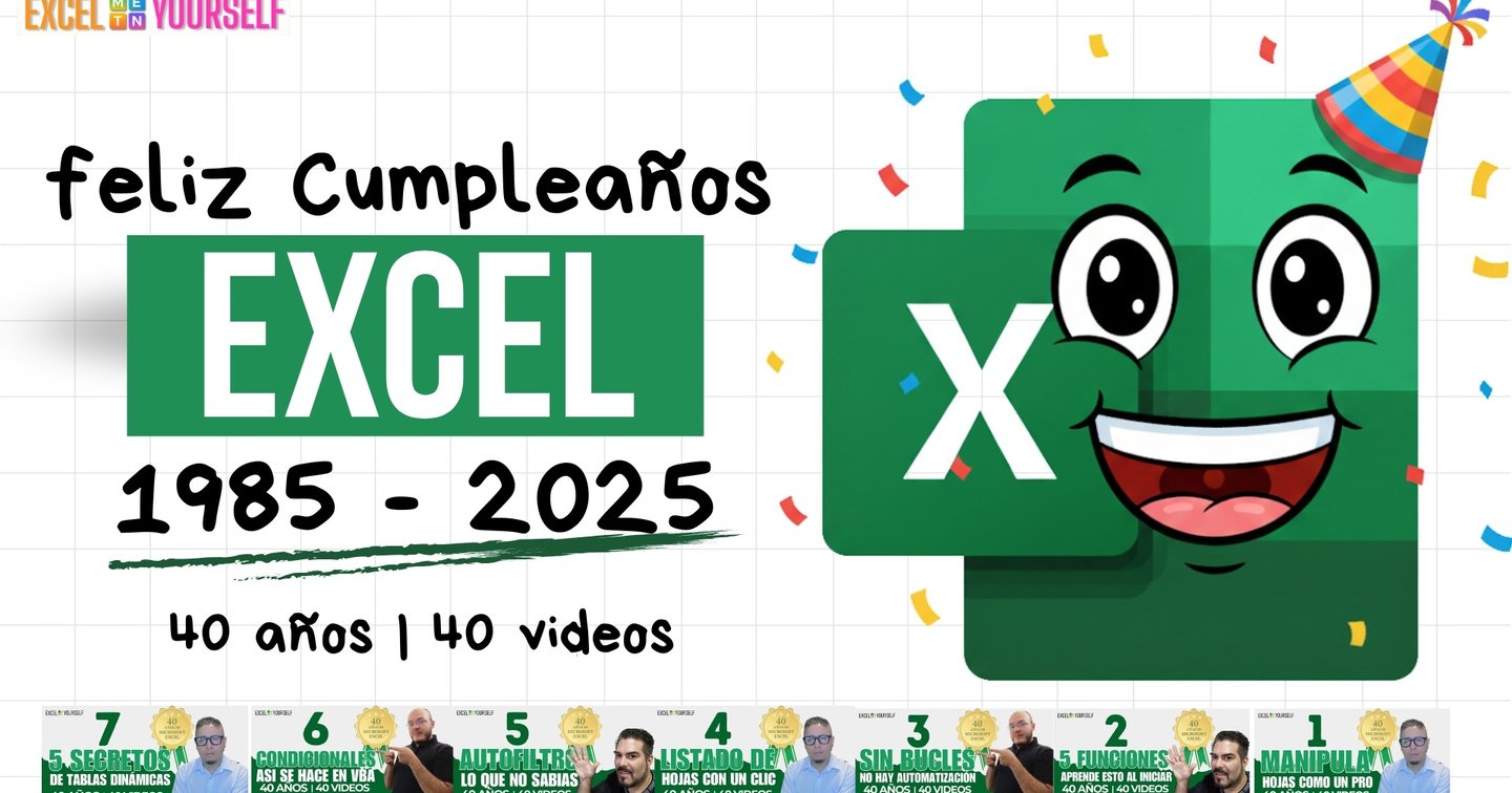 Excel cumple 40 años: una historia que transformó los datos | Microsoft ...