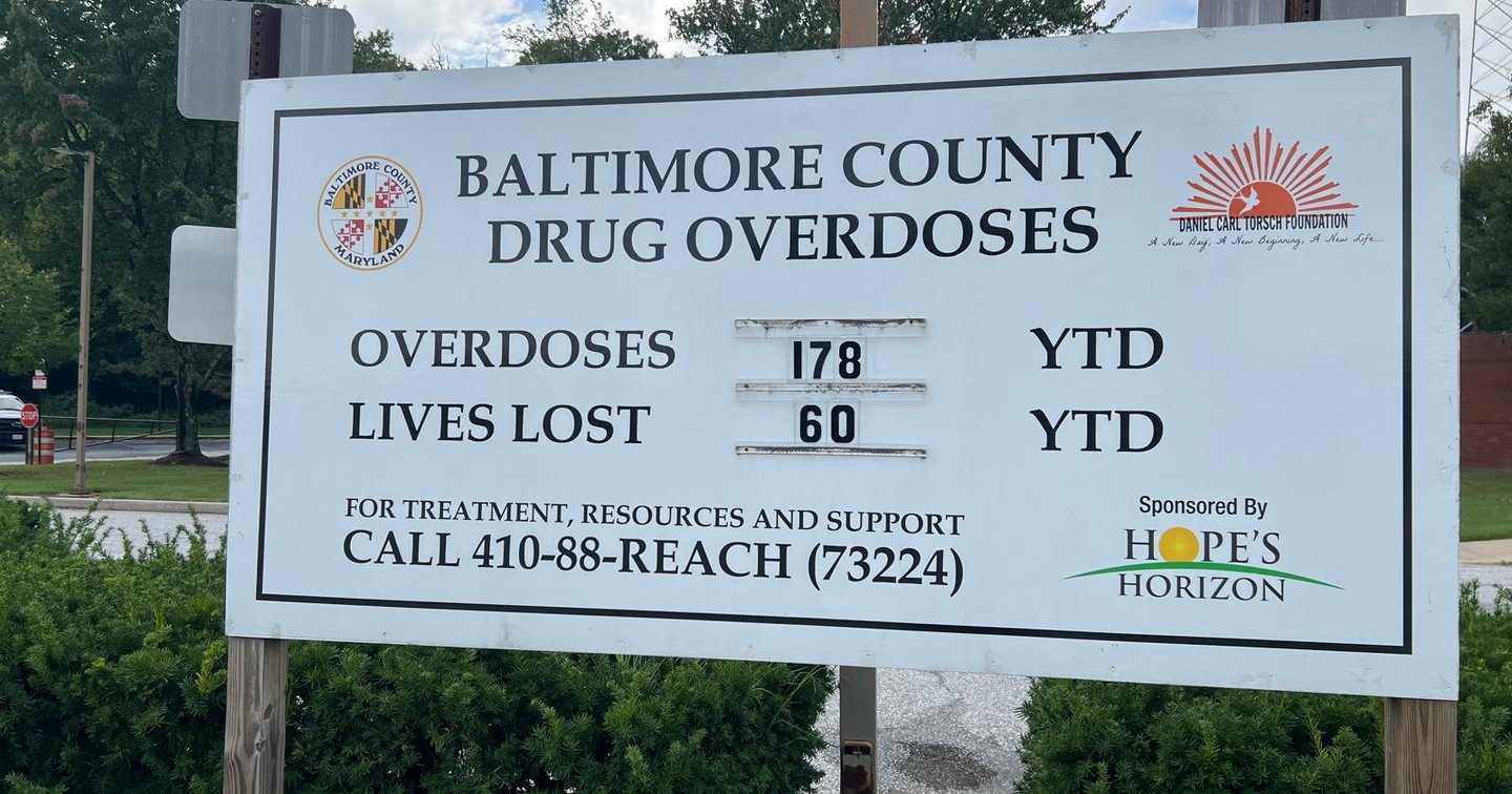 178 Overdoses, 60 Deaths in Baltimore County as of September 25, 2025 ...
