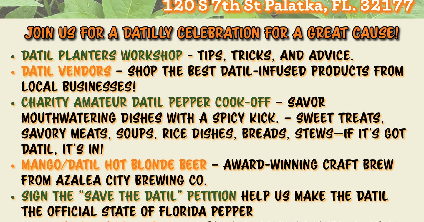 Datil Fest Spring Fling: A Charity Event | Mayhem Datil Pepper Farms