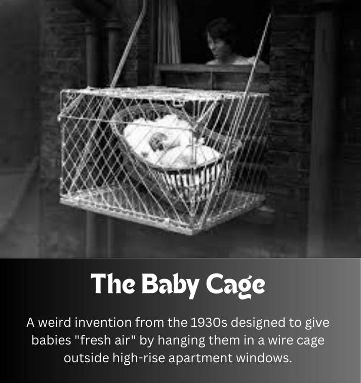 The Baby Cage: A Bizarre 1930s Invention | 1inmillion.com | 1 in million