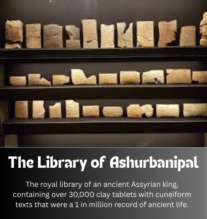 The Library of Ashurbanipal: The Oldest Royal Library and Gilgamesh | 1 ...