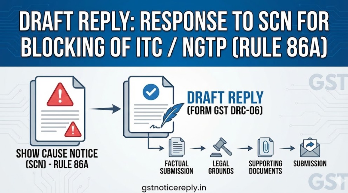 Draft Reply Format for Notice of NGTP or Suspended Suppliers | GST ...