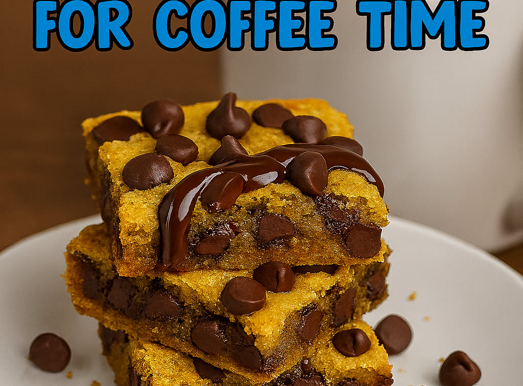 Gourmet Blondie Bar With Chocolate Chips: A Buttery, Chewy Delight ...