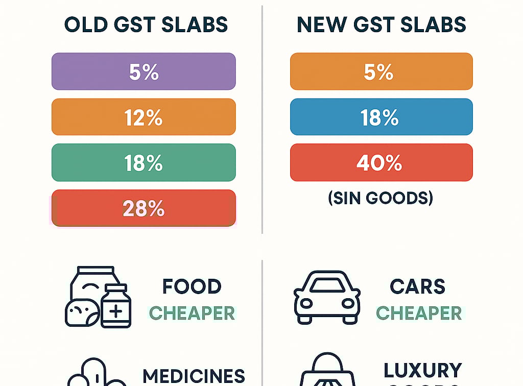 GST Changes 2025: What’s Cheaper Now? Full GST Slabs & Item List ...