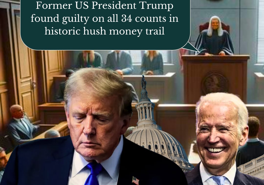 Donald Trump has been convicted for 34 charges, 1st ever in history ...