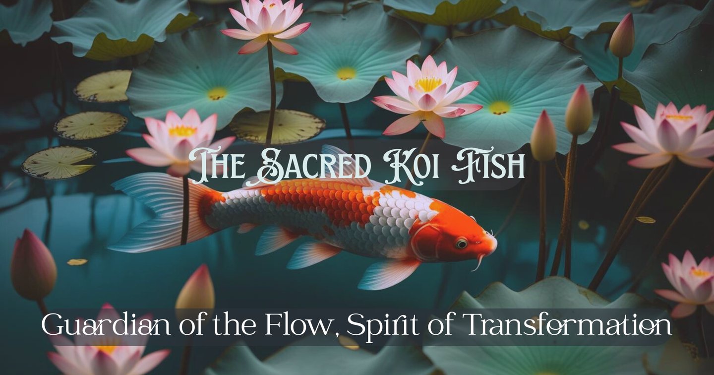 The Sacred Koi Fish: Guardian of the Flow, Spirit of Transformation ...
