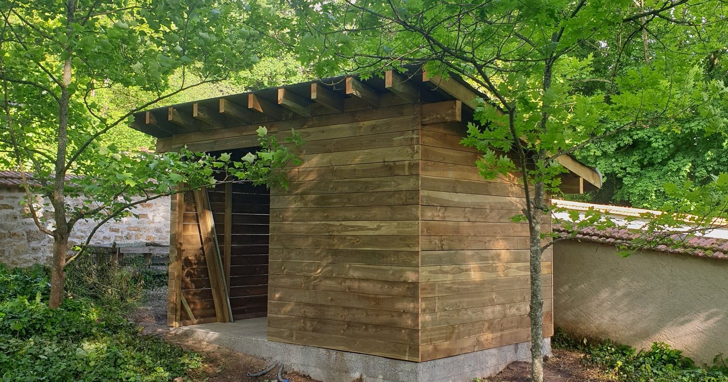 Réalisations - Brise-vues / Brise-vents | Crea'espace Bois