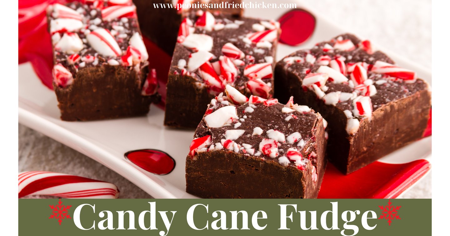 Candy Cane Fudge | Peonies and Fried Chicken