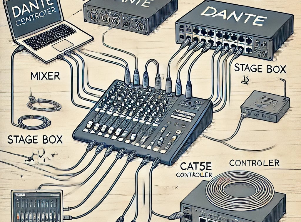 Setting Up a Simple Dante Network for Audio Professionals | Domenico Trotta