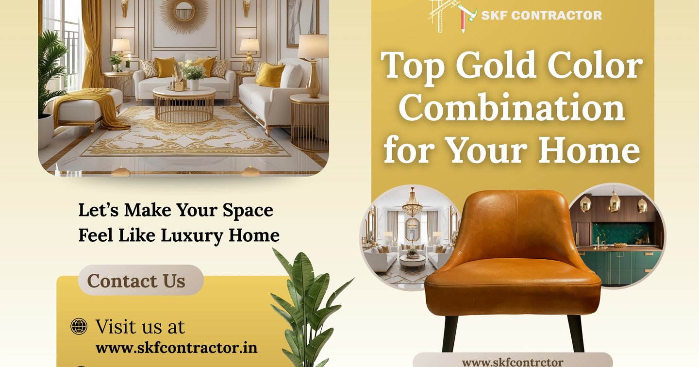 10+ Top Gold Color Combinations for a Luxurious Home Interior | Skf ...