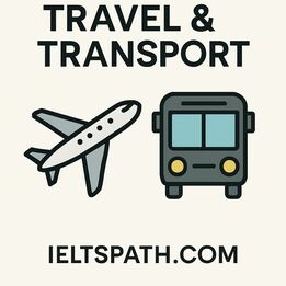 Travel and Transport Vocabulary for IELTS Speaking and Writing ...