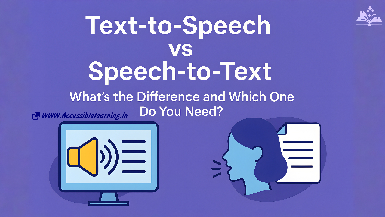 What’s the Real Difference Between Text-to-Speech and Speech-to-Text in 2025? | Accessible ...