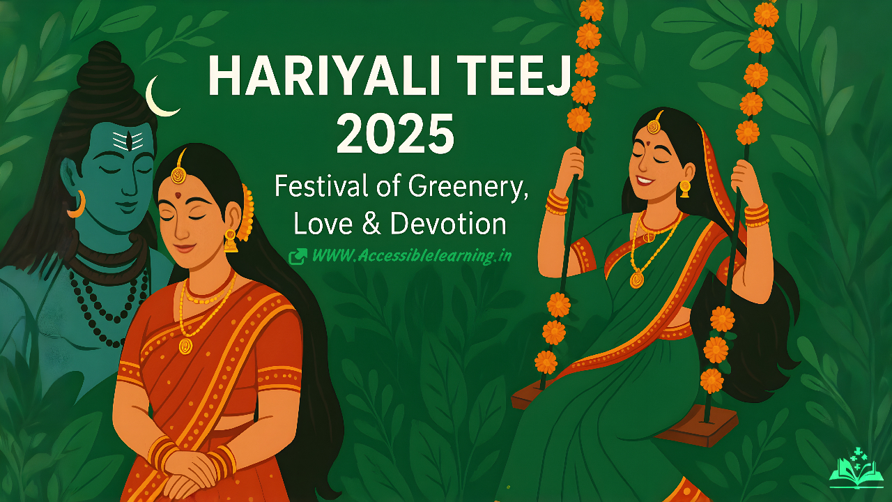 What is Hariyali Teej? Meaning, Date & Mythological Roots | Accessible ...