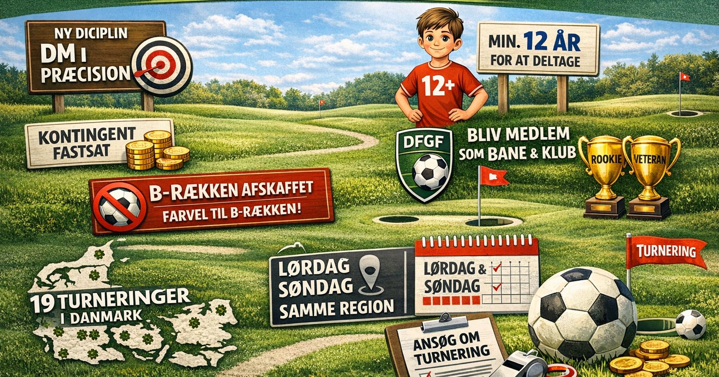Nyheder fra bestyrelsen | Dansk Fodboldgolf Forening