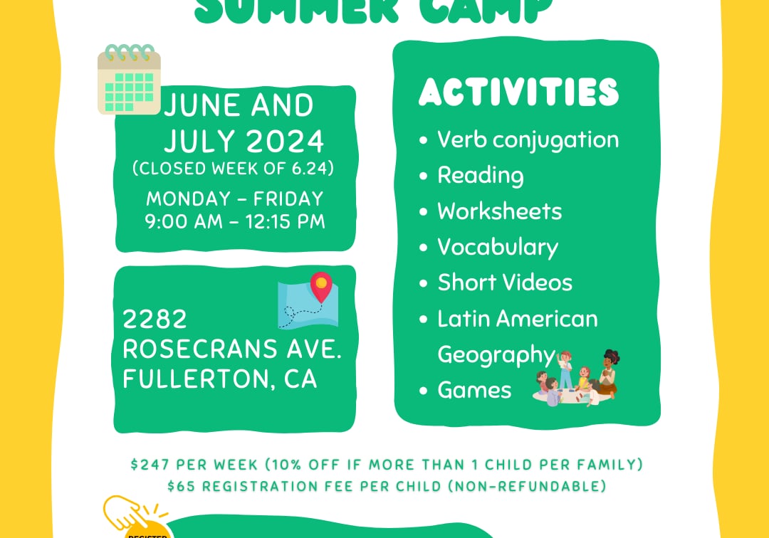 Summer Camp 2024 | Spanish Town USA - Spanish Tutors / Spanish Classes