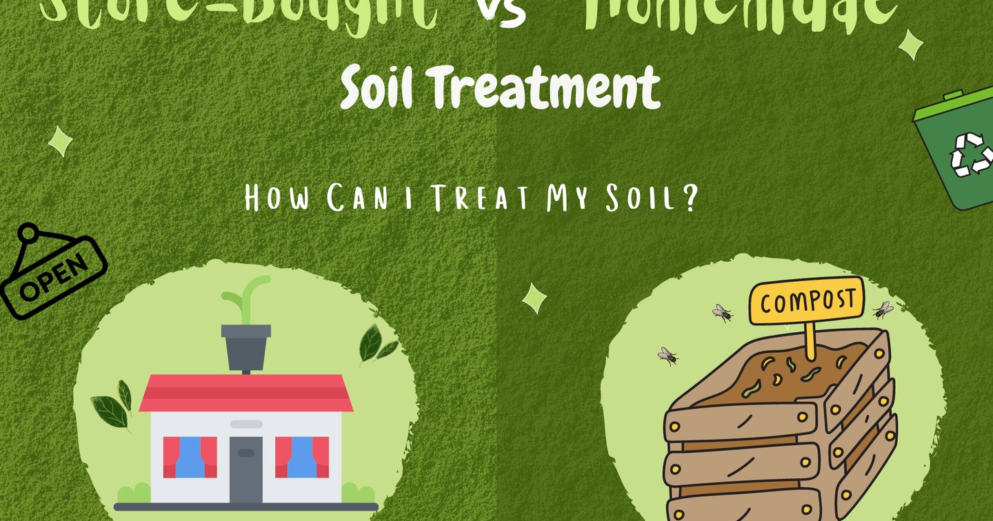 Store-Bought vs Homemade Soil Treatment | Garden Green Roots