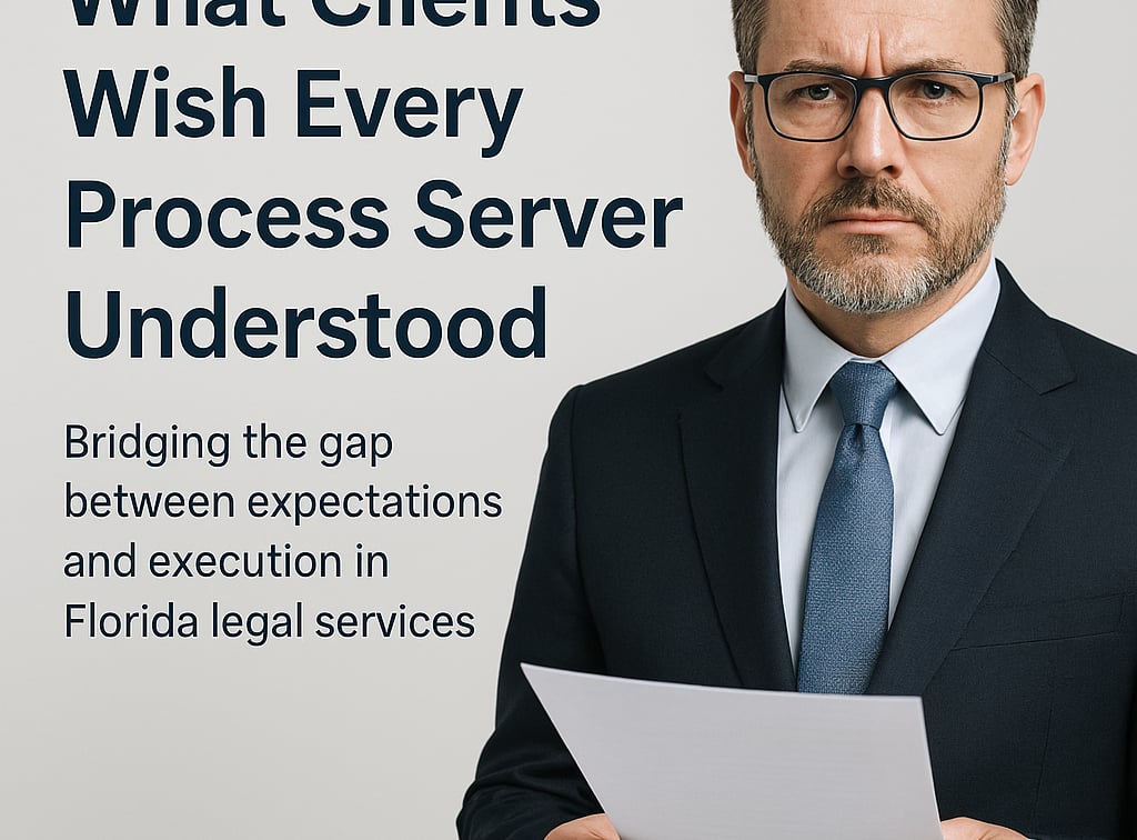 What Clients Wish Every Process Server Understood | LFI Elite Process ...