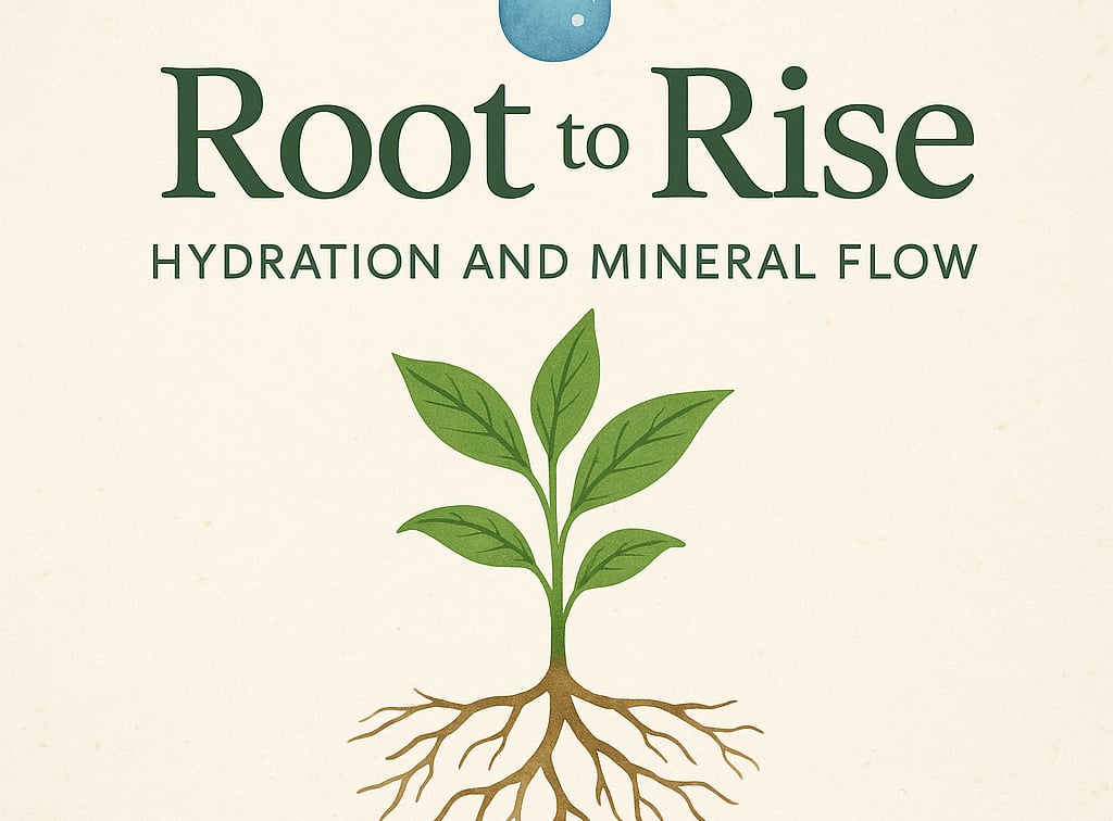 Root to Rise: Hydration and Mineral Flow | Evoke Healing