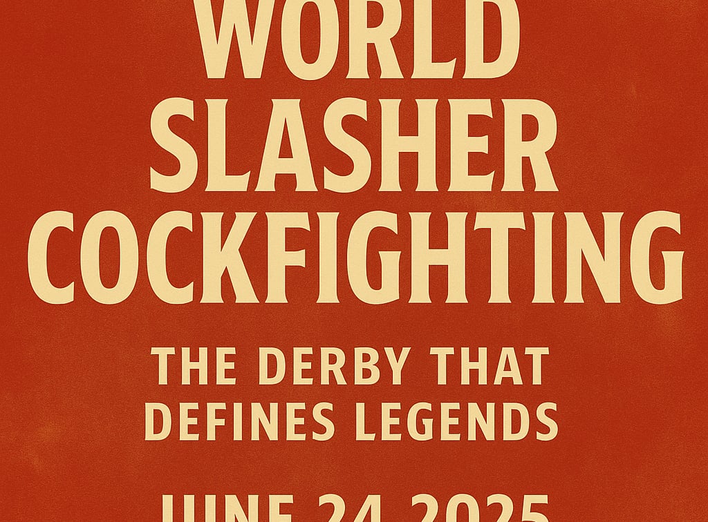 June 24, 2025 – WORLD SLASHER COCKFIGHTING: The Derby That Defines ...