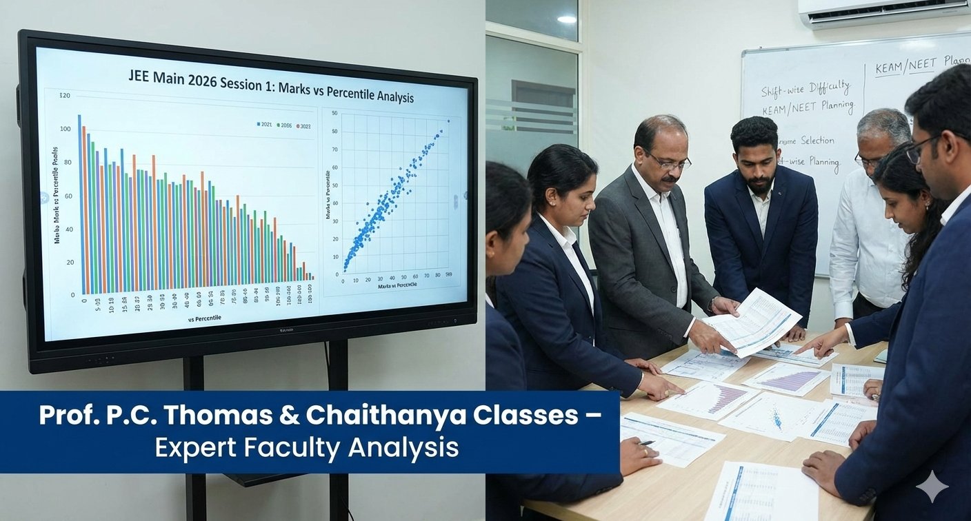 JEE Main 2026 Session 1 Marks vs Percentile: Detailed Analysis by Prof ...