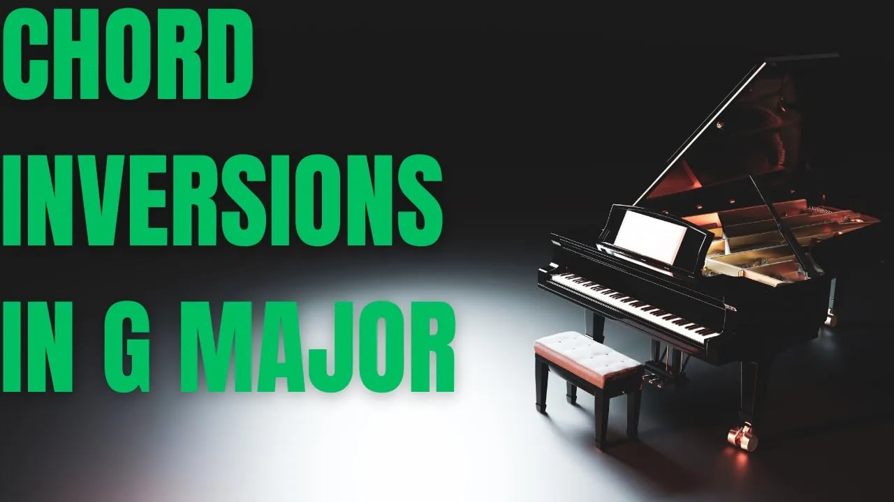 How To Play G Major Scale Chord Inversions | Tshepho's Piano Lessons