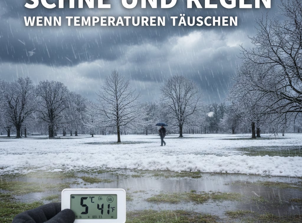 Schnee & Regen, Wenn Temperaturen täuschen | Amper-Wetter