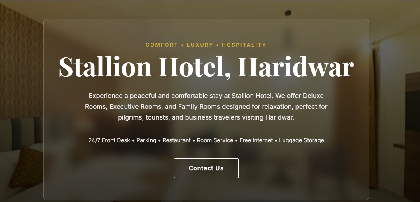 Stallion Hotel Haridwar | Deluxe, Executive & Family Rooms | Best Hotel ...