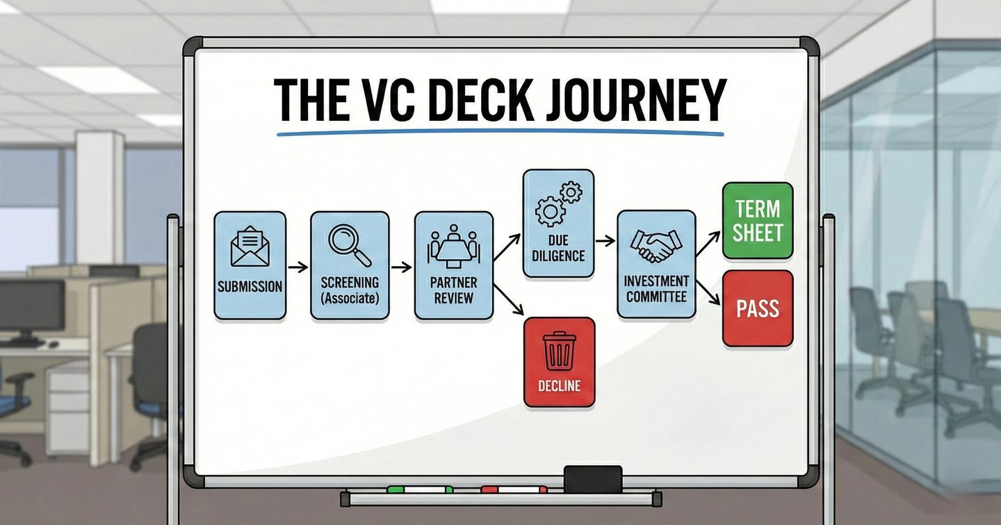 What Happens to Your Deck Once It Enters a VC Firm | Funding Blueprint