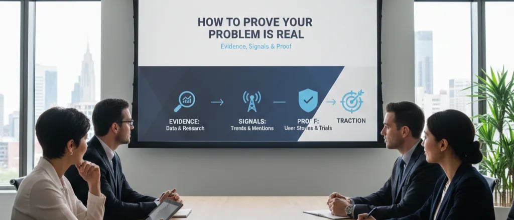 How to Prove Your Problem Is Real (Evidence, Signals & Proof) | Funding ...