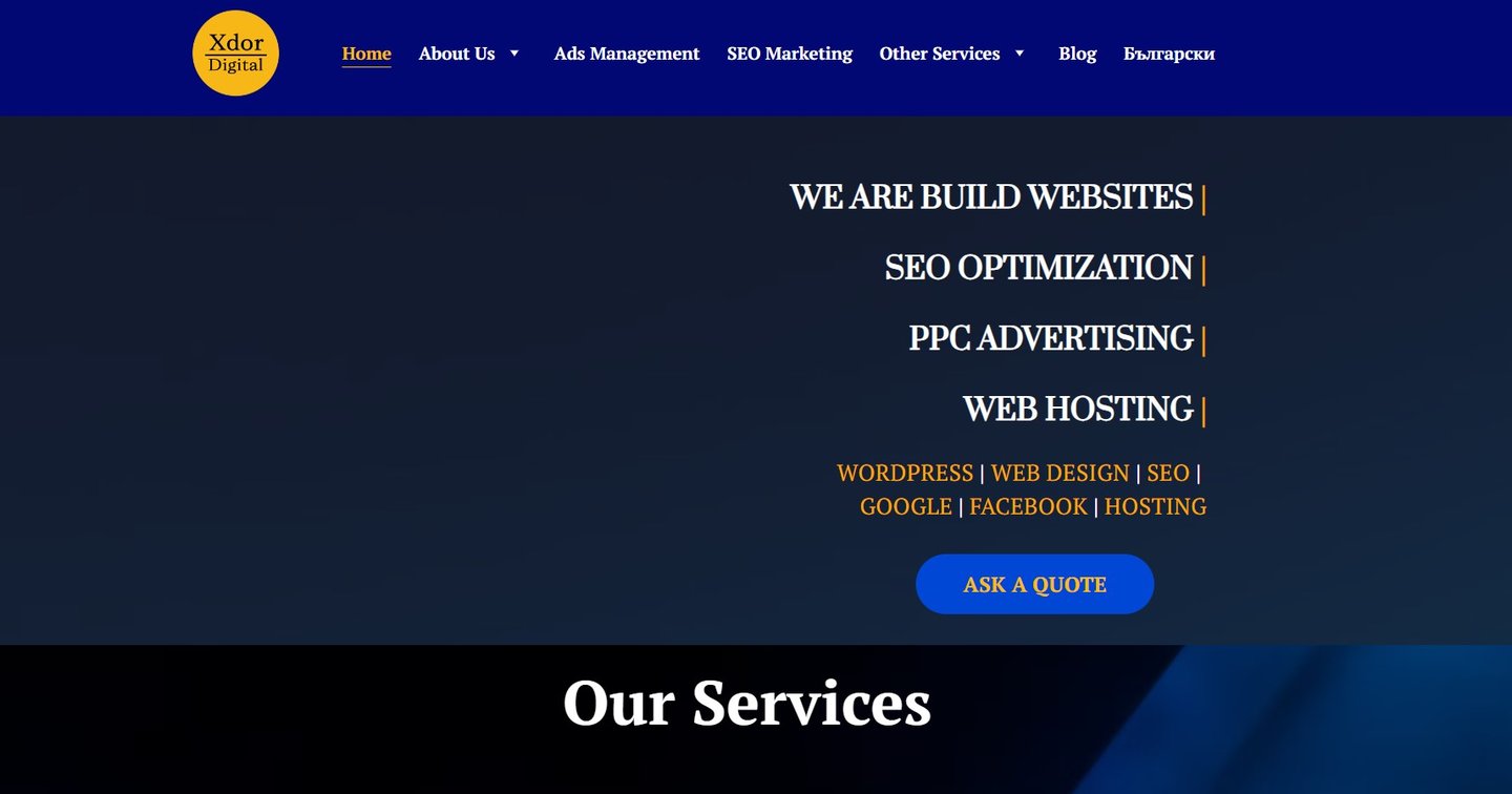 Website Design | SEO Optimization | PPC | Xdor Digital™ Marketing Agency