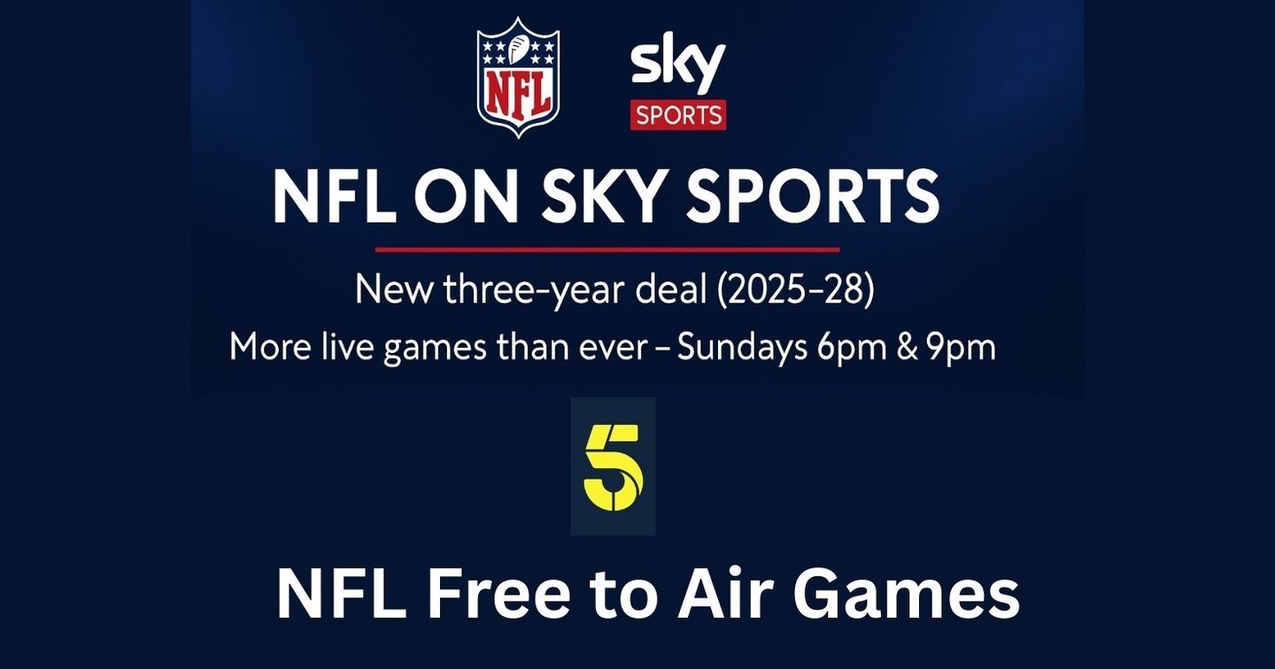 Channel 5 and Sky Sports Announce Game-Changing NFL Coverage for 2025 ...