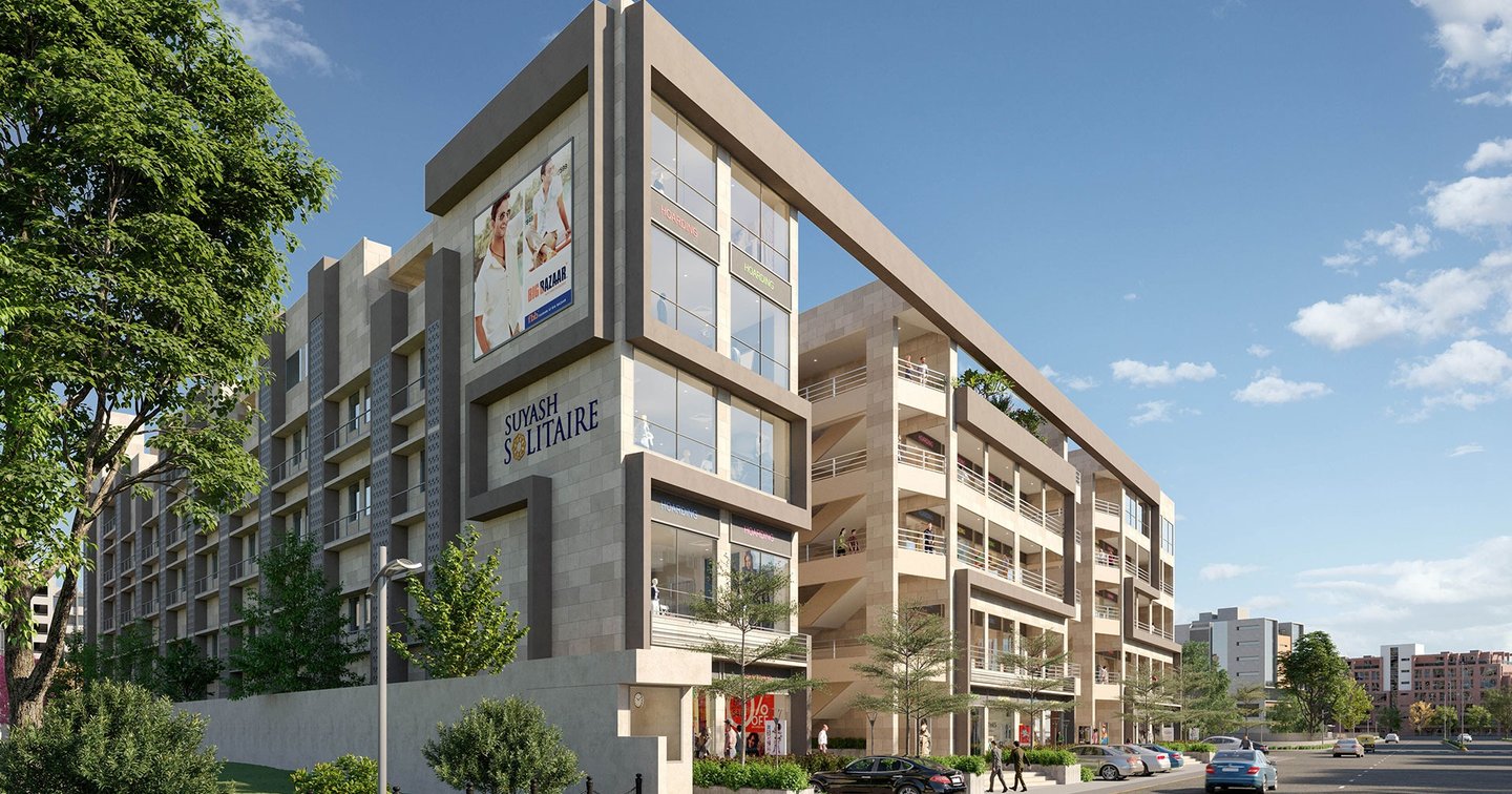 Premium Commercial Complex in Gandhinagar | Suyash Solitaire
