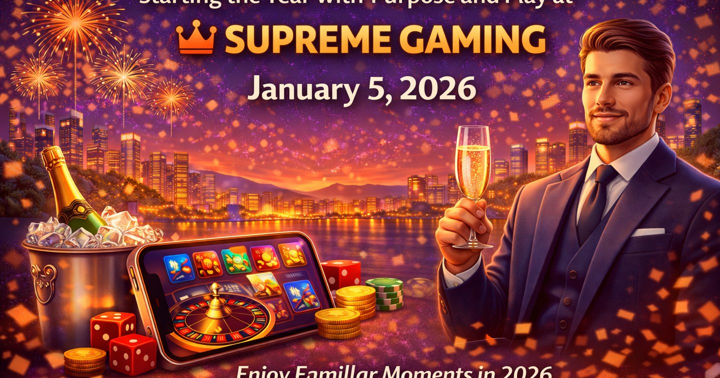 Starting the Year with Purpose and Play at SUPREME GAMING – January 5 ...