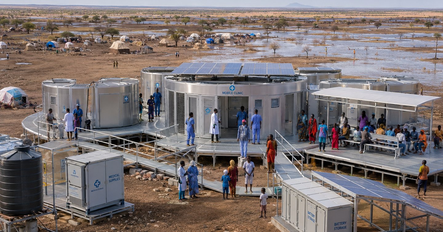 Mobile Clinics: Stainless & Aluminum Modules for Climate Migration and ...