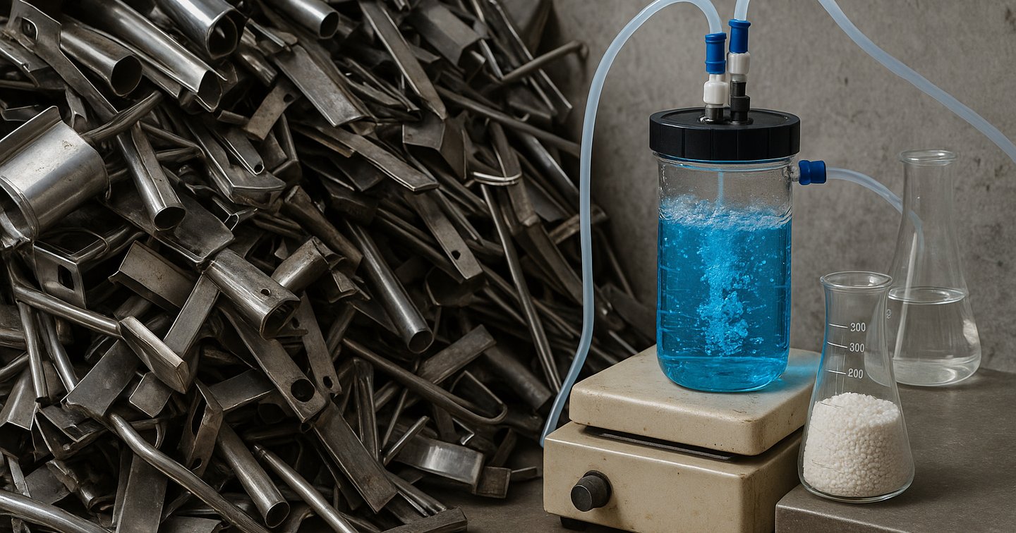 Direct Lithium Extraction for Stainless Steel Scrap: From Lab to Yard ...