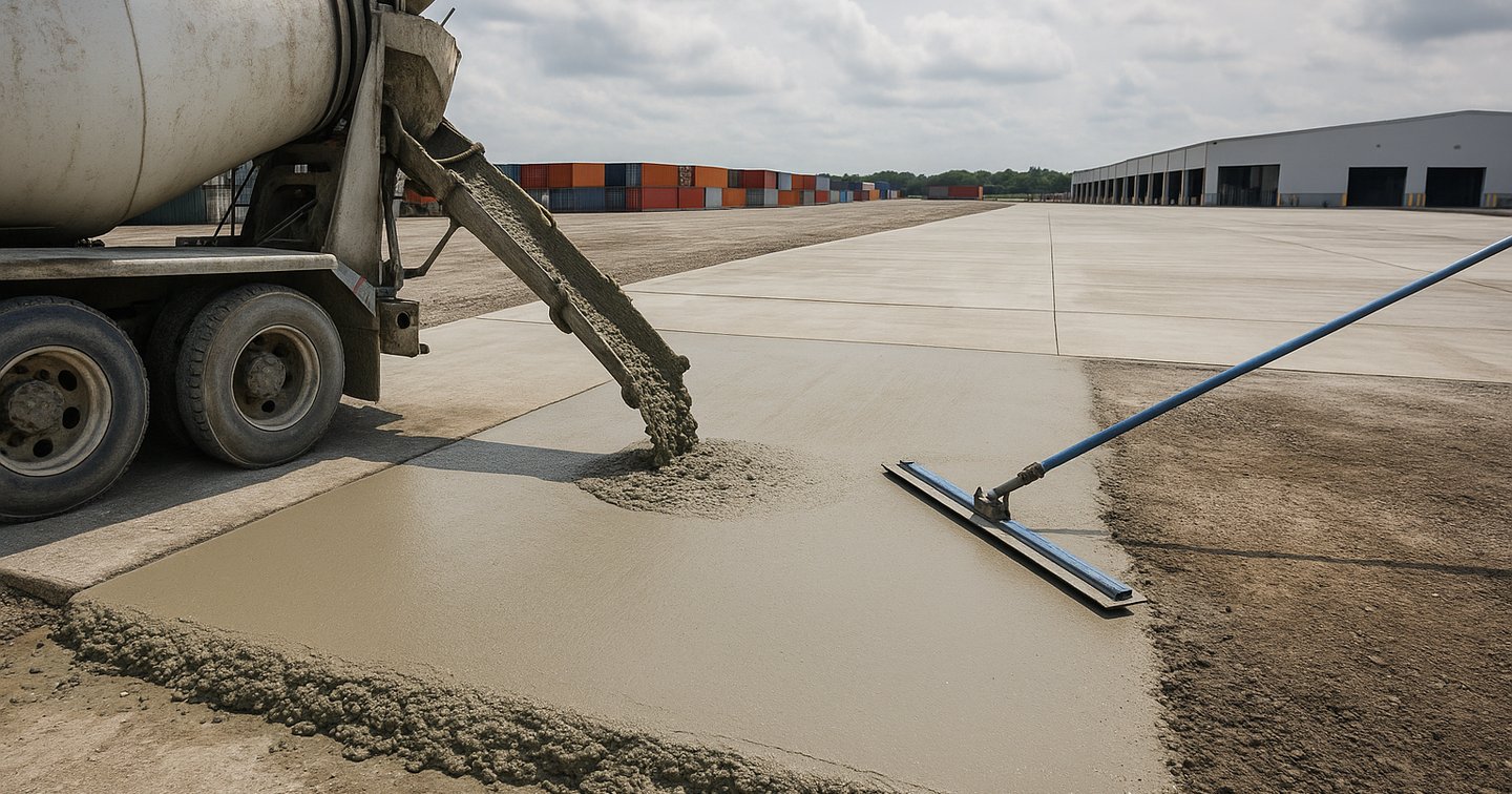 Low-Carbon Concrete with Slag: Yard Applications | TDC Ventures