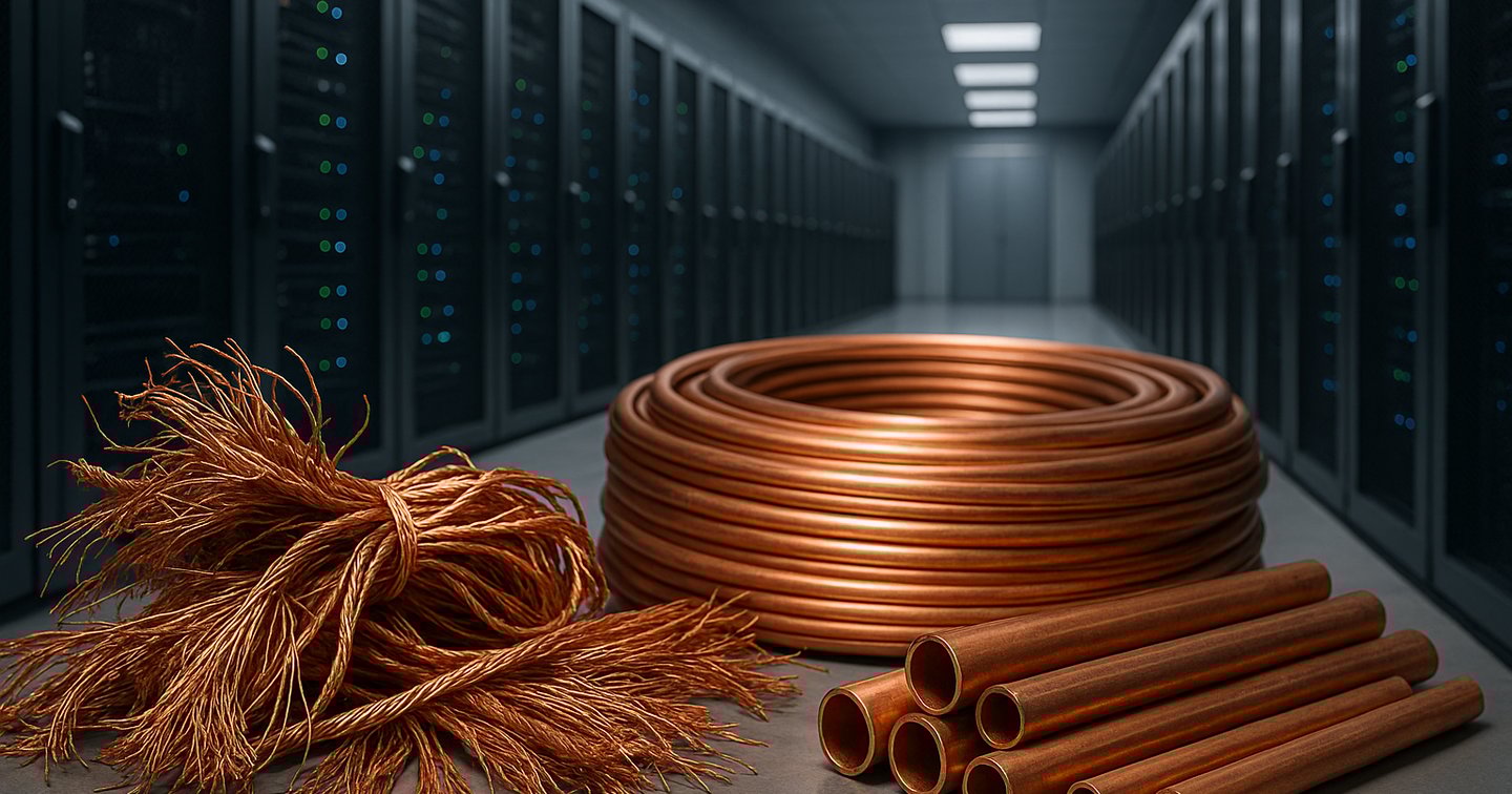 Scrap Metal in Sustainable Data Centers: How Copper, Aluminum, and Rare ...