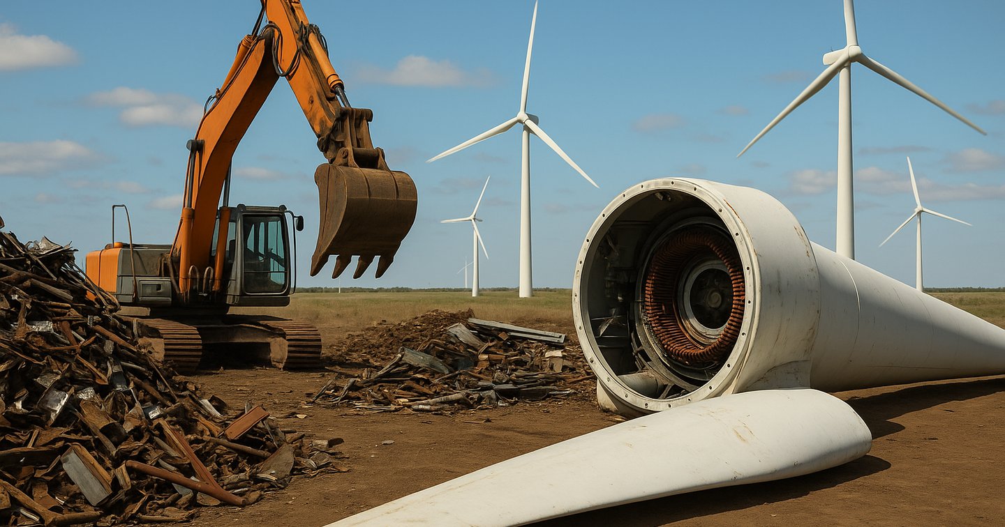 Recycling Metal from Retired Wind Turbines: A Growing Challenge | TDC ...