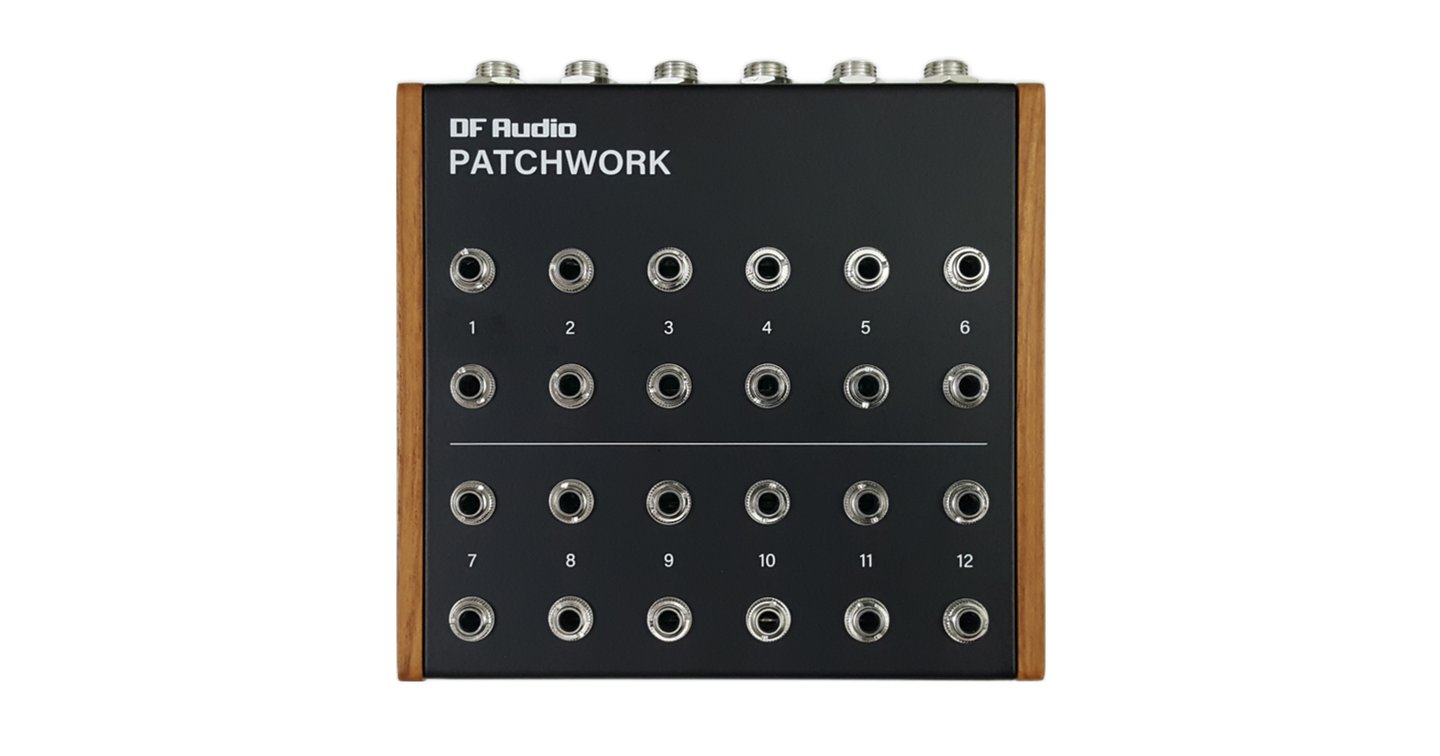 Patchwork 24 Point Patch Bay For Desktop And Pedal Board Df Audio