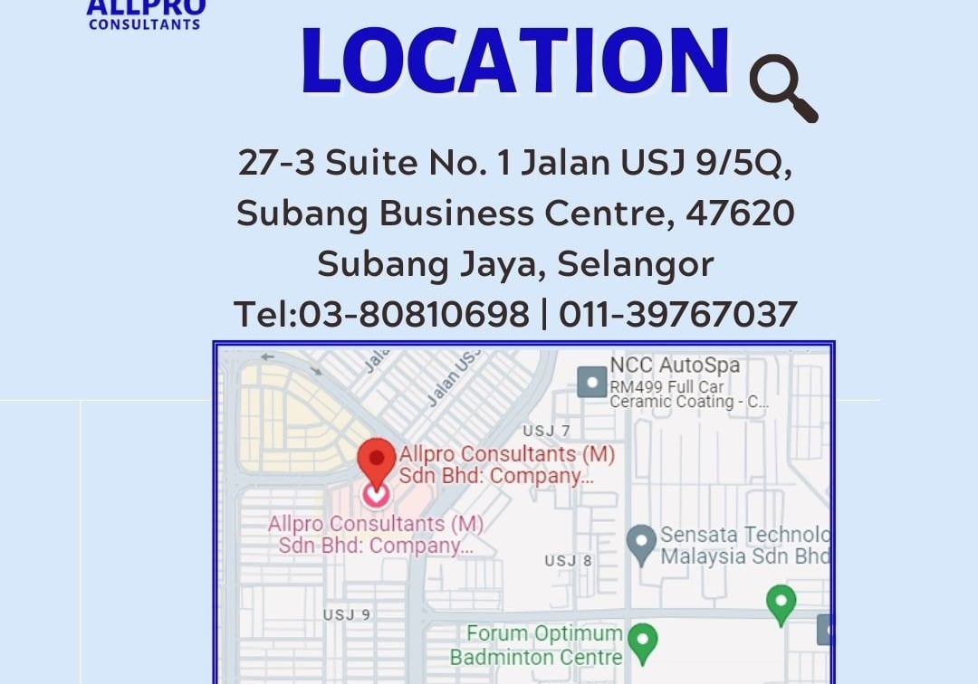 CONTACT US NOW | ALLPRO CONSULTANTS (M) SDN. BHD.