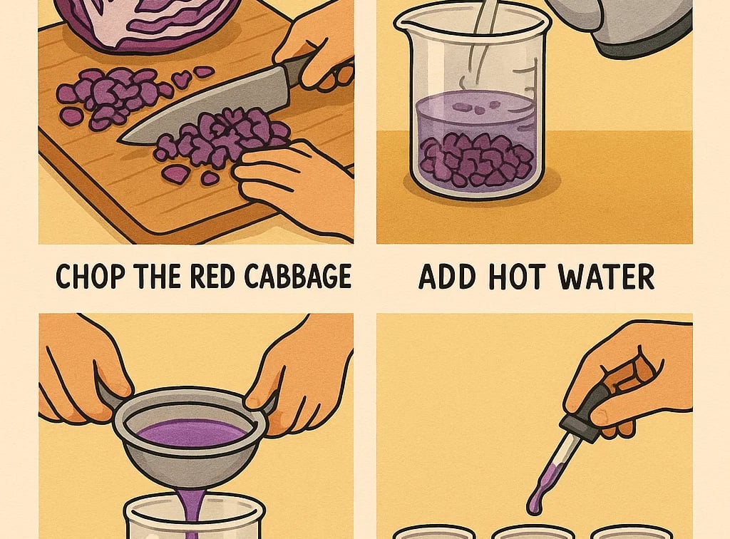 🥬 The Magic of Red Cabbage: A Natural pH Indicator | LAB CHRONICALS
