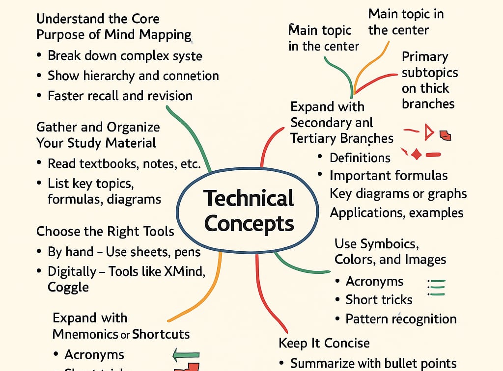 How to Prepare Mind Maps for Technical Subjects: A Complete Guide ...