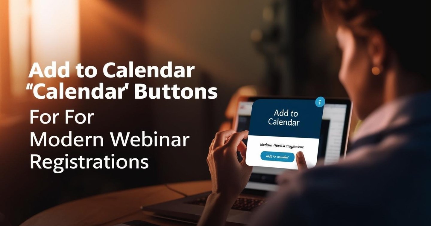 Why "Add to Calendar" Buttons Are Essential for Modern Webinar ...